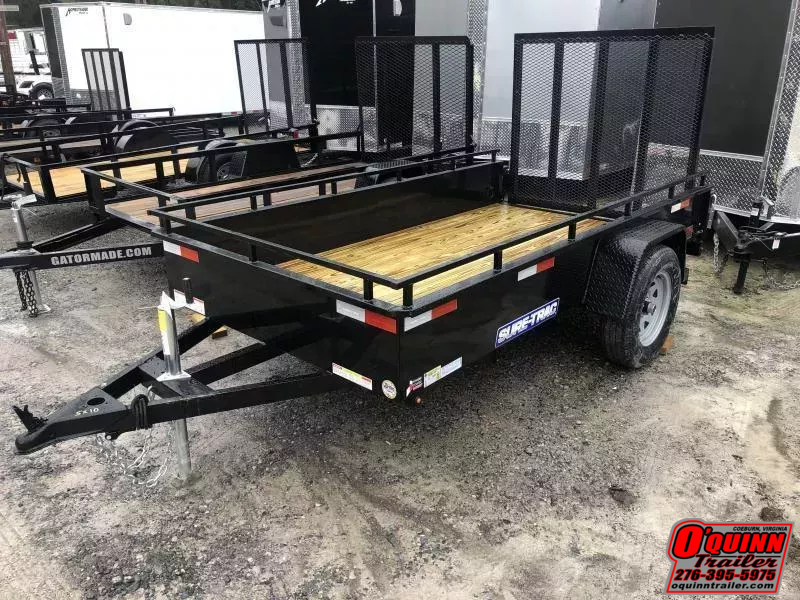 2026 Sure-Trac 5x10 Single Axle Solid Steel Sides Utility Trailer in ...