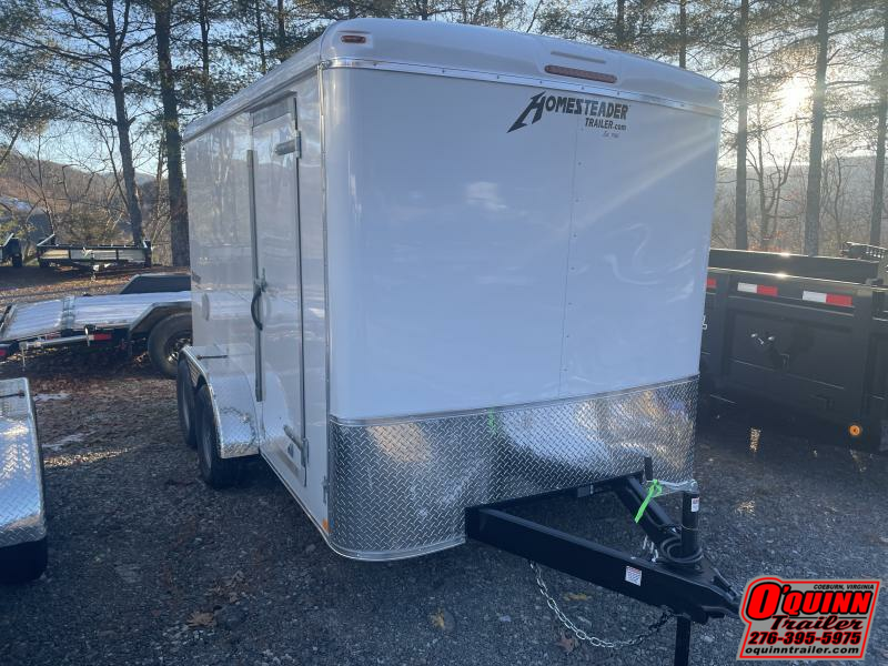 2024 Homesteader 7x12 tandem Challenger Ramp Door Enclosed Cargo ...