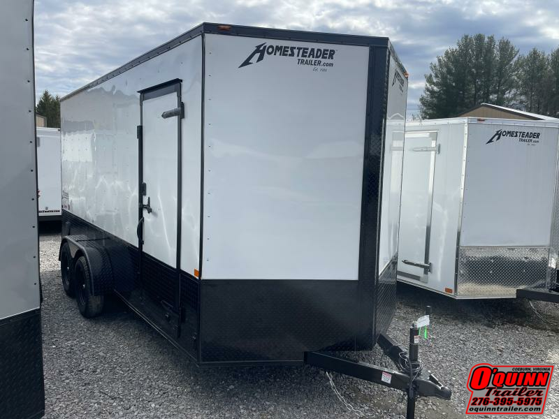 2024 Homesteader 7x16 BLACKOUT OHV Intrepid 1ft extra height Enclosed ...