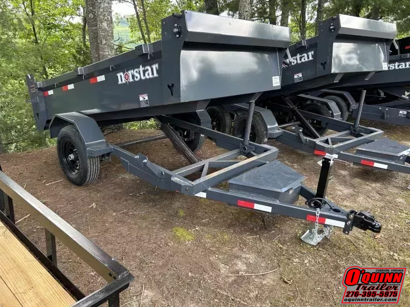 2026 Norstar 5x10 DCB 5K single axle w/brakes ramps tarp Dump Trailer ...