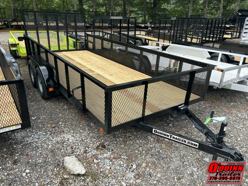 2024 Other (Not Listed) 76X16 2ft mesh sides gate brake Utility Trailer ...