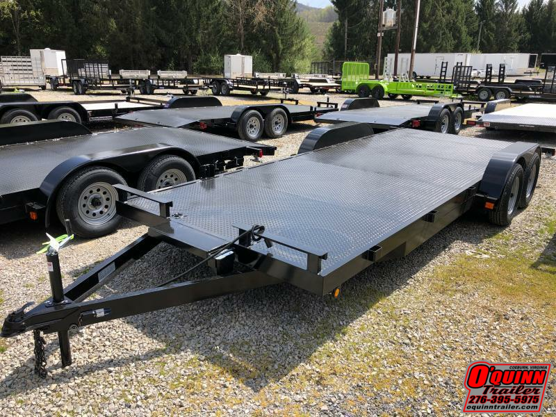 2024 Other 82x20 steel floor Winch plate left removable fender rear ramps car hauler 5 Car Racing Trailer O Quinn Trailers in Coeburn VA New and used enclosed cargo mate
