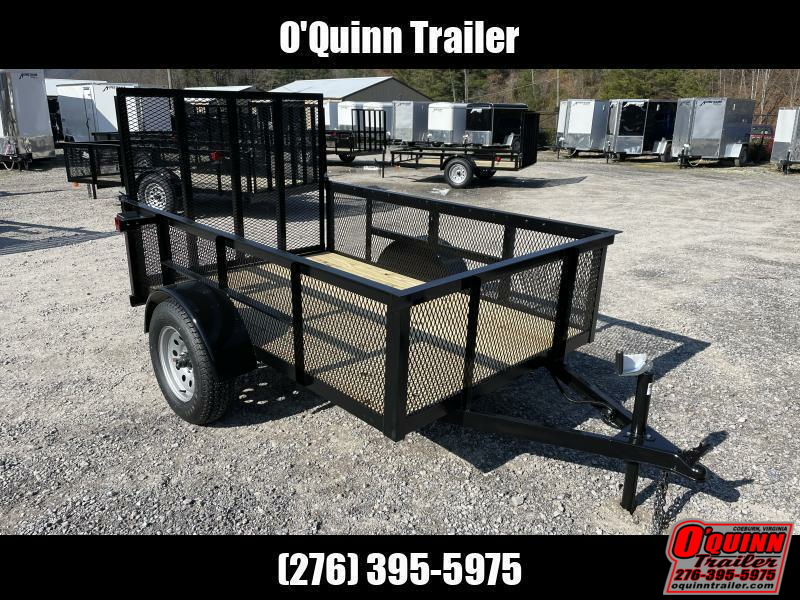 5x8 3K 2ft mesh sides gate single axle Utility Trailer in Coeburn, VA ...