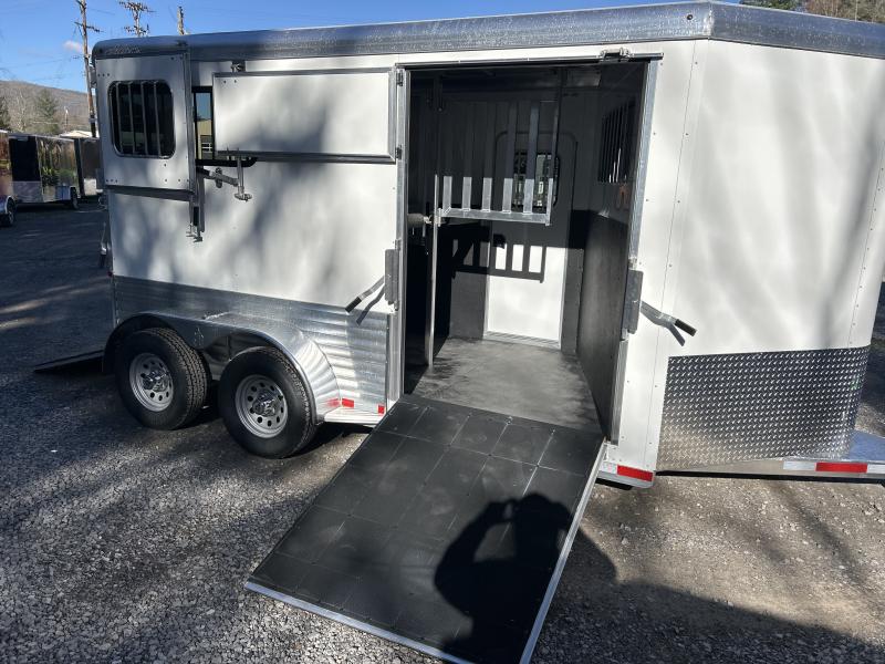 2024 Adam Ju-Lite 710AF-WB 2Horse Straight Aluminum Horse Trailer in ...