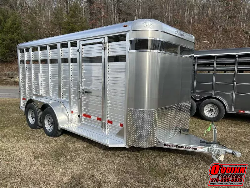 2025 Adam 16ft 3.5ton Adam Overniter Aluminum Stock Trailer Stock ...