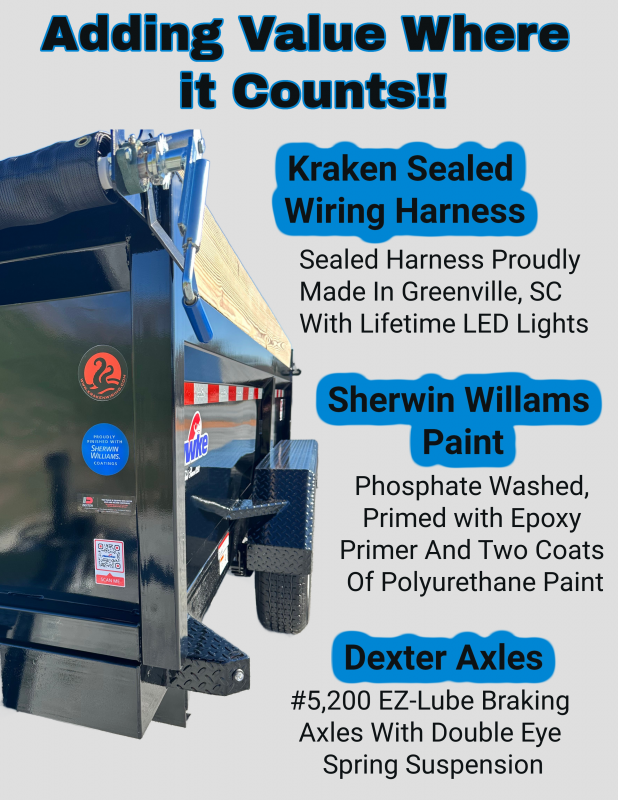 Hawke Trailers 6X12 5TON Low Profile WITH TARP AND RAMPS Dump Trailer ...