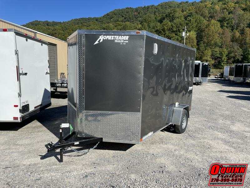 2024 Homesteader 7x12 Intrepid single axle 6in extra ht sd ramp door ...