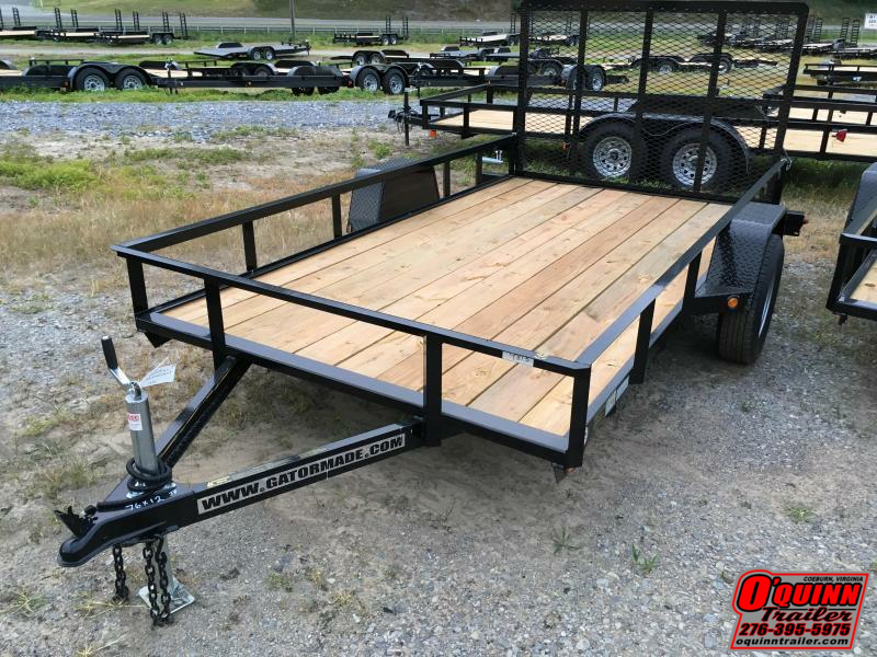 2023 Gatormade Trailers 76x12 gate single axle Utility Trailer in ...