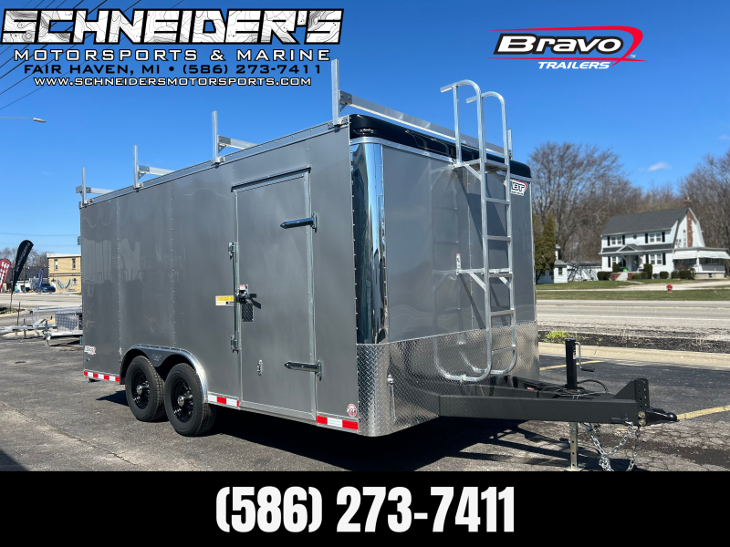 2024 Bravo 8.5x16 Tradesmen Contractor Enclosed Cargo Trailer in Fair ...