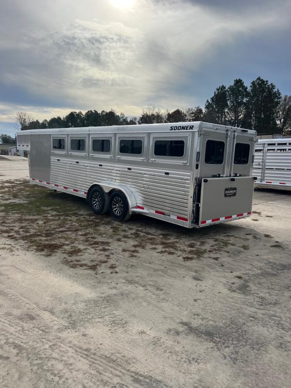 2024 Sooner Trailers SOONER PREMIER HORSE TRAILER Stock / Stock Combo ...