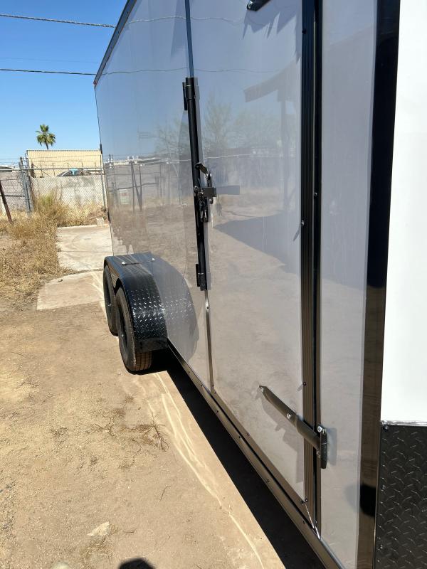 2024 Sawyer Trailers 7x16 Cloudburst Enclosed Trailer Cargo / Enclosed ...