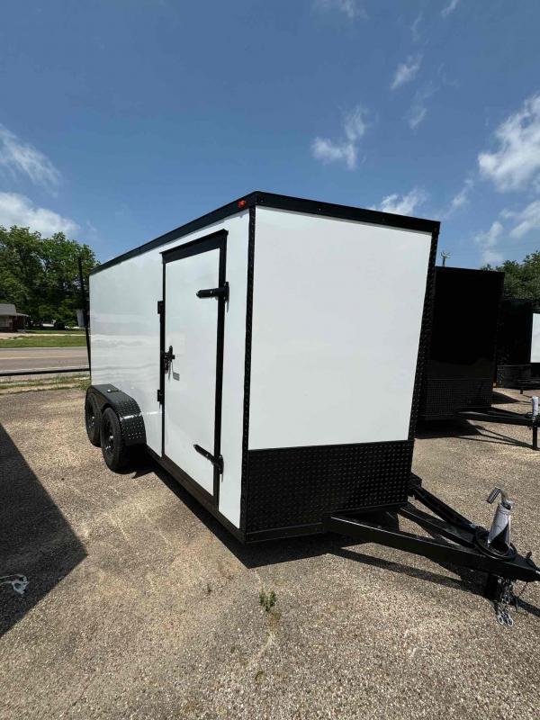 2024 Sawyer Trailers 7x16 Cloudburst Enclosed Trailer Cargo / Enclosed ...