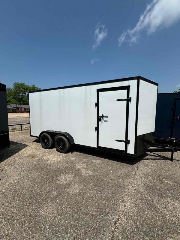 2024 Sawyer Trailers 7x16 Cloudburst Enclosed Trailer Cargo / Enclosed ...
