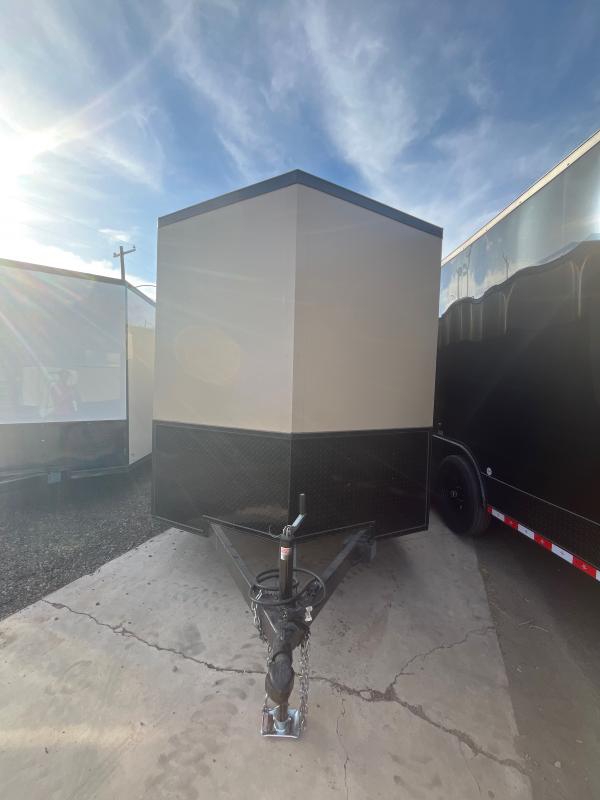 2024 Sawyer Trailers 7x16 Desert Sand Enclosed Trailer Cargo / Enclosed ...