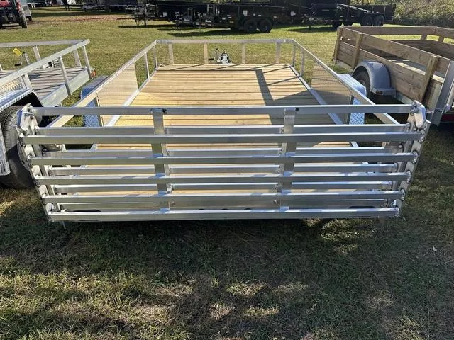 2025 Chilton 7 x 12 Single Axle Heavy Duty Utility Trailer w/ Beavertail & Bi-Fold Ramps in ...