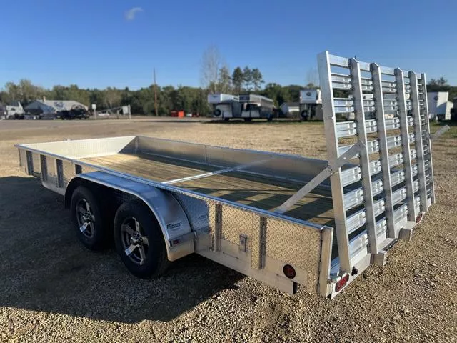 2026 Trophy 7 x 16 Tandem Axle Aluminum Utility Trailer with Solid ...