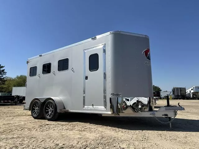 2025 Kiefer Kruiser 3 Horse Slant Load All Aluminum Trailer in Ettrick ...