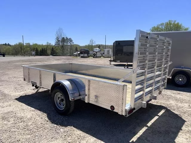2025 Trophy 6.5 x 12 Aluminum Utility Trailer with Solid Sides in ...