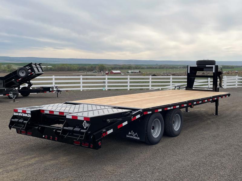 2024 Snake River GNFB25'-23K Dovetail Flatbed Trailer in Walla Walla ...