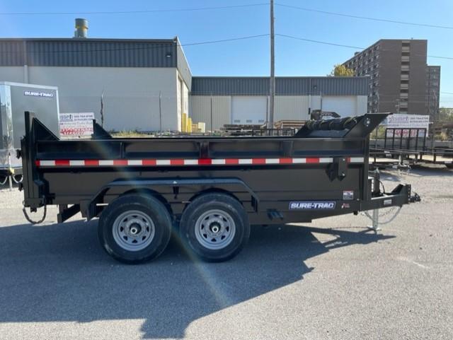 2023 Sure-Trac 82 IN x 12 HD Low Profile Dump Trailer 12K Dual Ram in ...