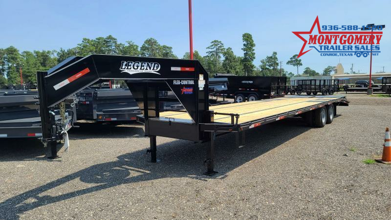 2023 Legend Flatbed Gooseneck Trailers 40' 24K GVWR Flatbed Trailer in ...