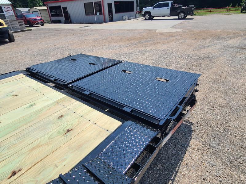 TEXAS PRIDE 24 GOOSENECK LOWBOY EQUIPMENT TRAILER WITH A 16,000 GVWR ...