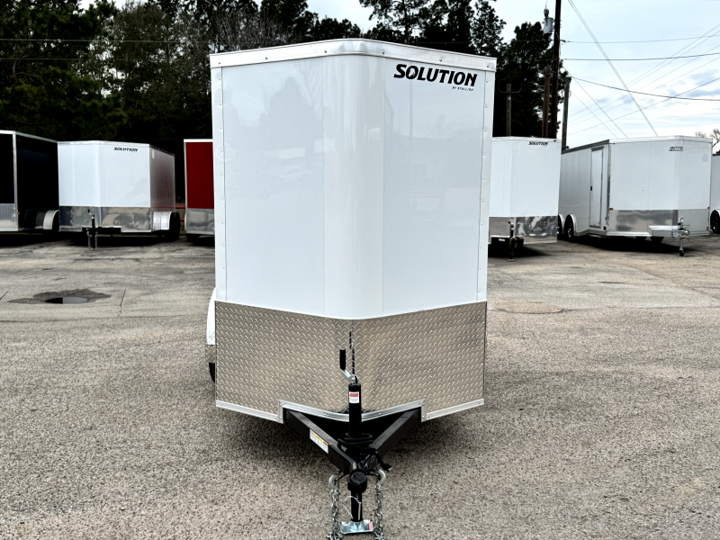 Stallion Manufacturing 5 x 8 SINGLE AXLE ENCLOSED TRAILER WITH RAMP ...