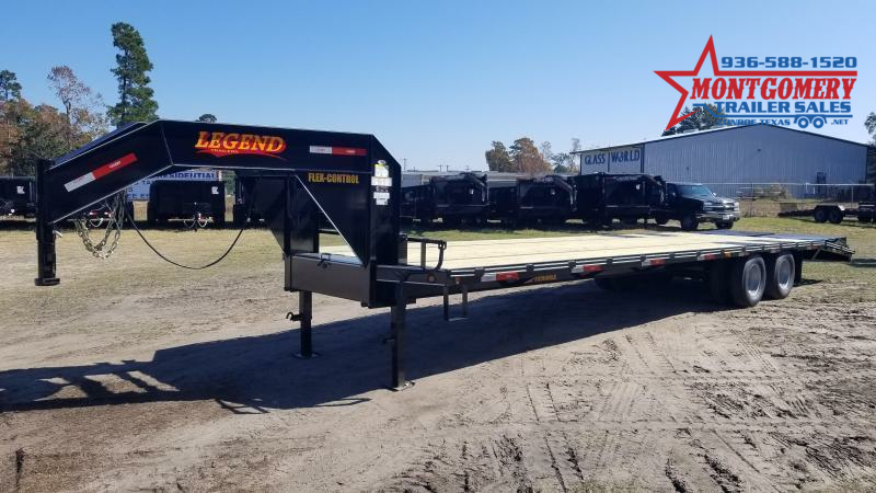 2023 Legend Flatbed Gooseneck Trailers 32' (27'+5') Flatbed Trailer in ...