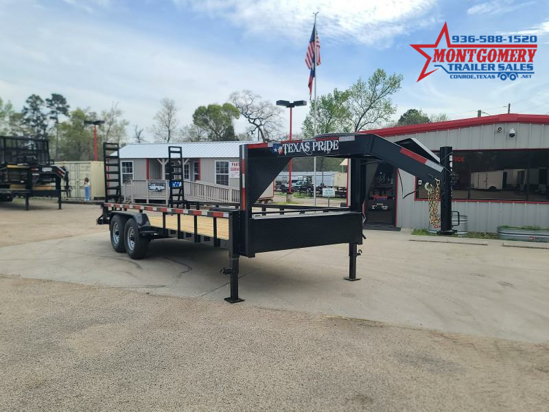 Texas Pride Trailers 20 Gooseneck Lowboy Equipment Trailer in Conroe ...