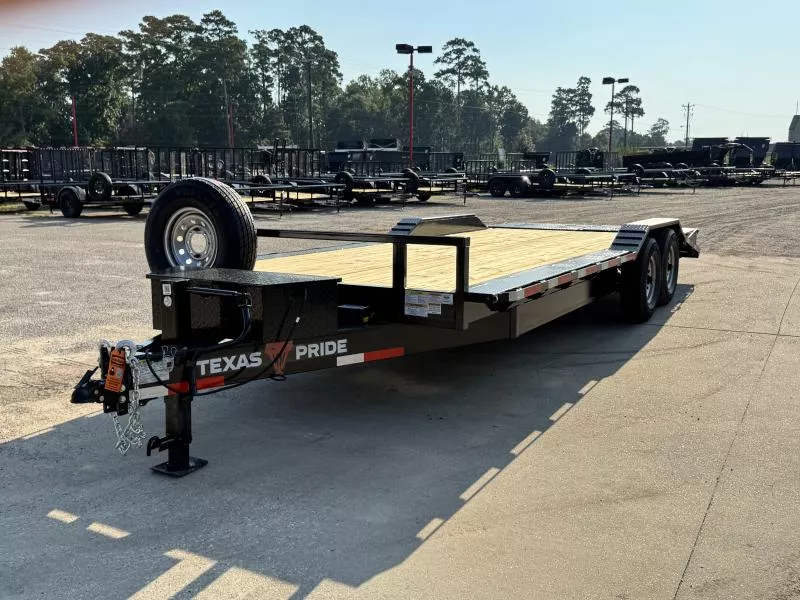 Texas Pride Trailers 18+4 Bumper Pull Lowboy Equipment Trailer in ...