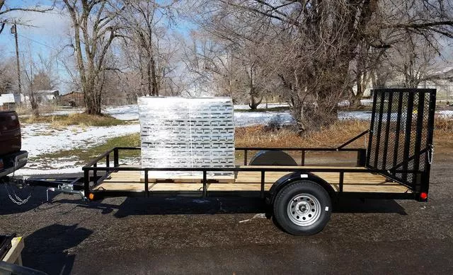 2025 Falcon Trailers 8X12 FALCON UTILITY TRAILER WITH GATE SINGLE AXLE ...