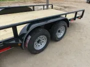 2024 East Texas Trailers | 7X20 | Utility Pipetop | 2-6K Axles | Black ...