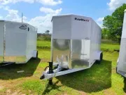 2026 Rawmaxx Trailers | 7x16| CTX Steel Enclosed | 2-5.2k axles | White ...
