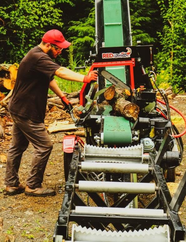 red runner firewood processor
