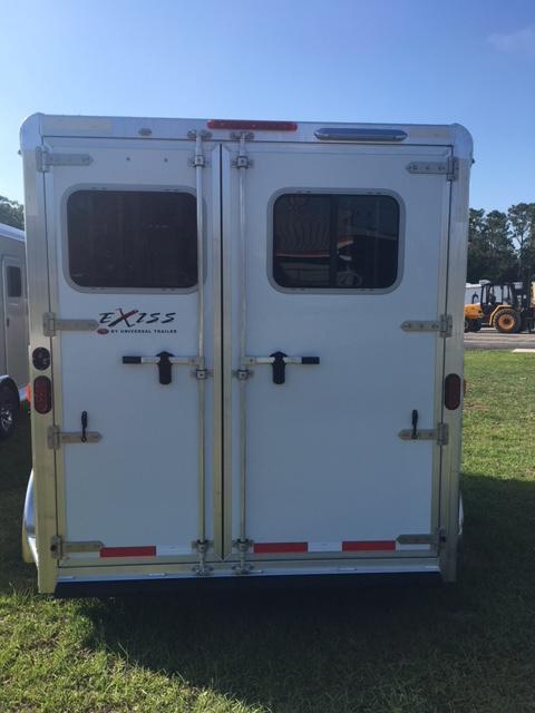 2021 Exiss Trailers 2 horse slant XT with dressing room Horse Trailer ...