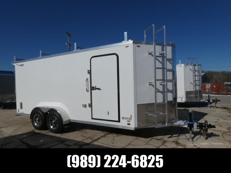 New Legend FTV 7' x 21' Aluminum Enclosed Cargo Trailer - 5200# Torsion ...
