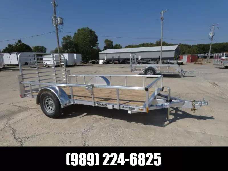 New Legend Open Deluxe 6' x 12' Aluminum Open Utility For Sale - Best ...