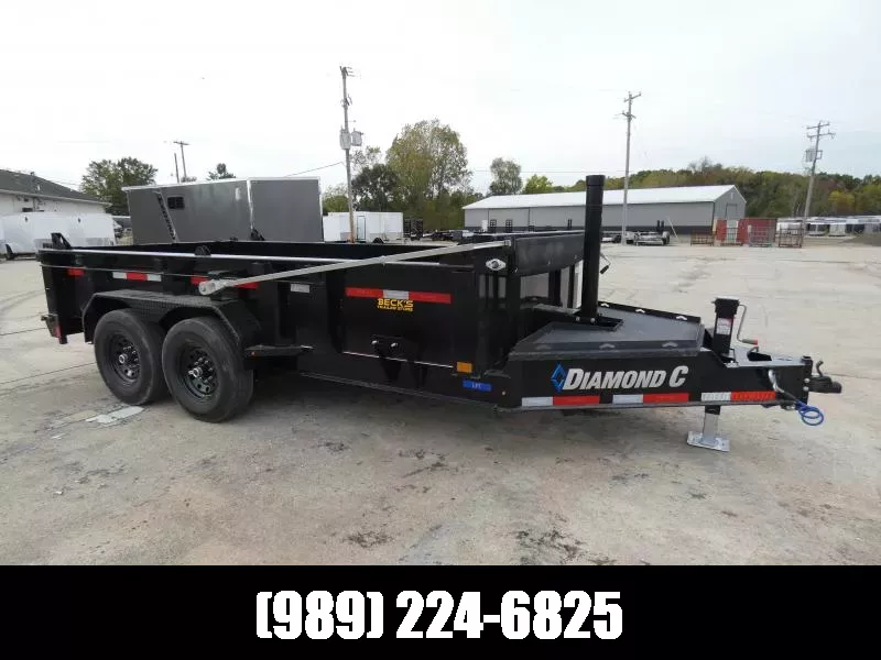 New Diamond C Trailers 7' x 14' Low Profile Dump Trailer For Sale ...