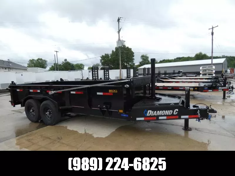 New Diamond C Trailers 7' x 16' Low Profile Dump Trailer For Sale ...