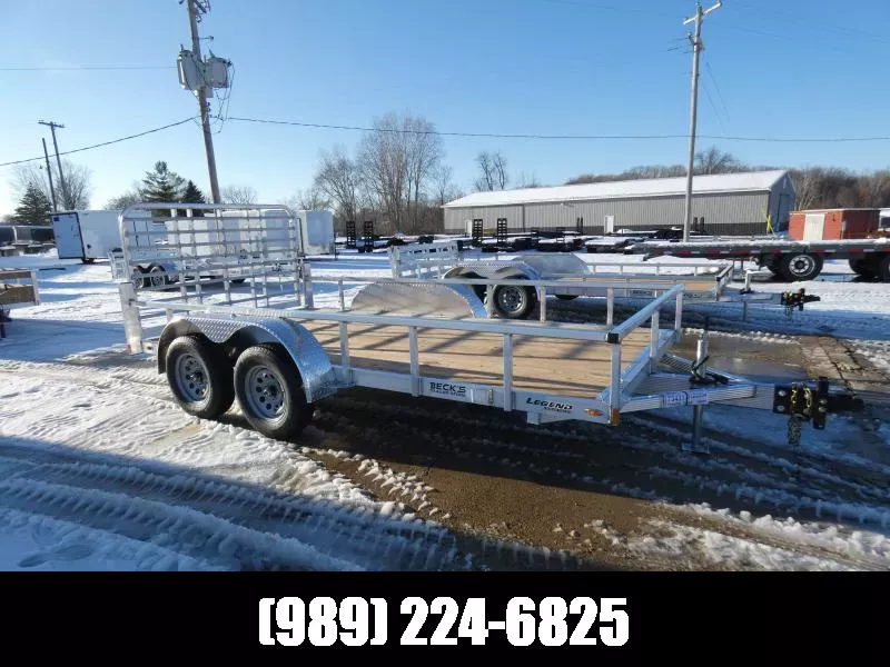 New Legend 7' x 14' Open Aluminum Utility Trailer For Sale - Absolute ...