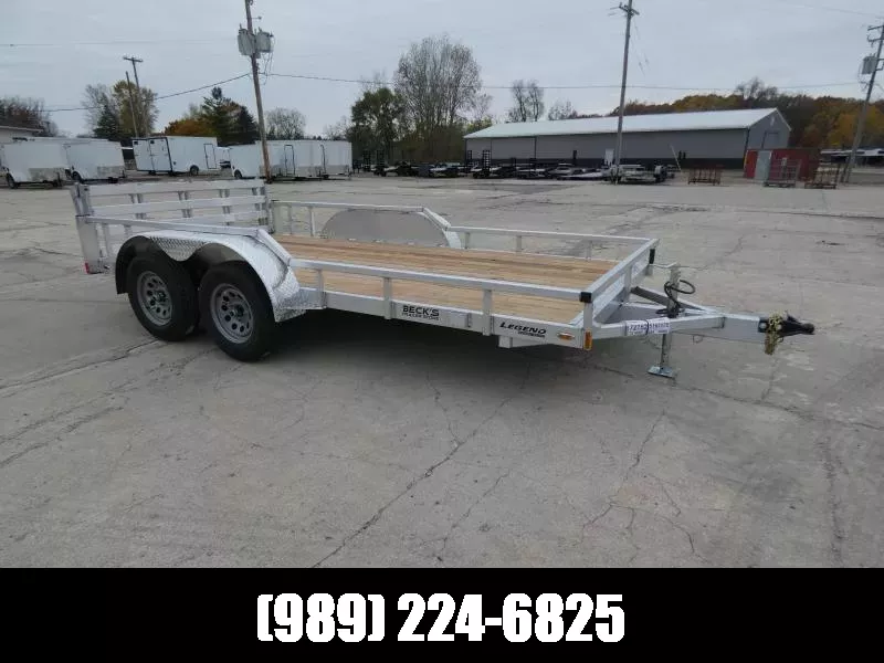 New Legend 7' x 14' Open Aluminum Utility Trailer For Sale - Absolute ...