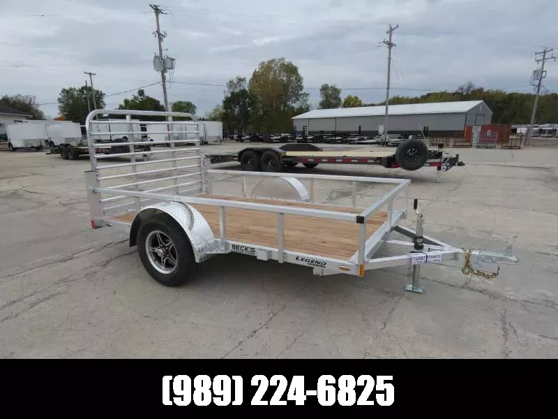 New Legend Open Deluxe 6' x 10' Aluminum Open Utility For Sale - Best ...