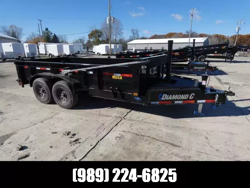 New Diamond C Trailers 7' x 14' Low Profile Dump Trailer For Sale ...