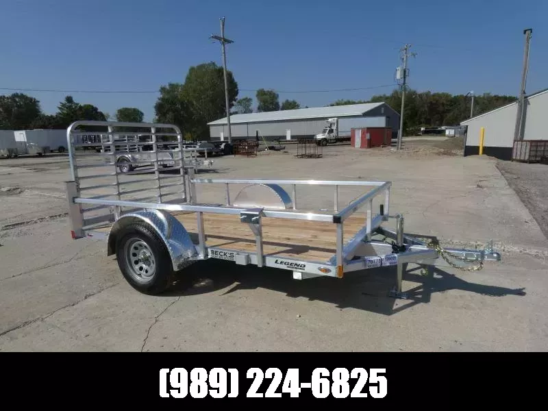 New Legend Open Deluxe 6' x 10' Aluminum Open Utility For Sale - Best ...