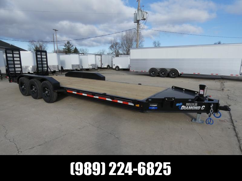 New Diamond C Trailers LPX 7' x 24' Equipment Trailer - 24,000# Weight Rating - Flexible ...