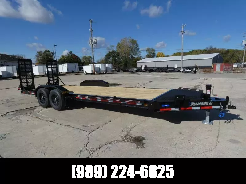 New Diamond C Trailers LPX 7' x 22' Open Equipment Trailer - I-Beam ...