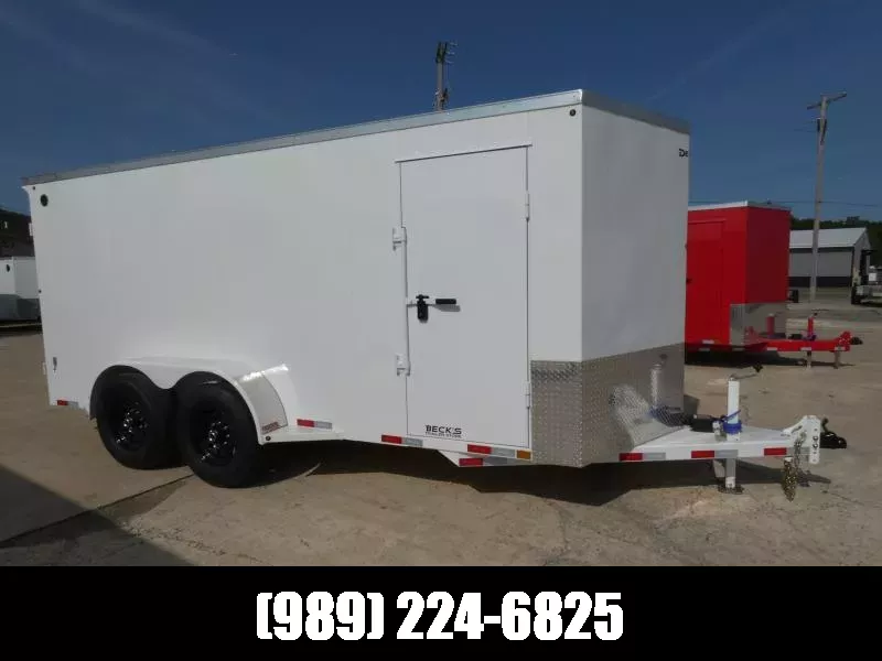 New Delco Trailers 7' X 18' Enclosed Cargo Trailer - EXTREME DUTY CONSTRUCTION - 7K Torsion ...