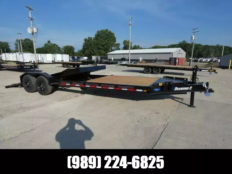 New Diamond C HDT 7' x 24' Tilt Deck Equipment Trailer - Flexible Personal & Business Financing ...