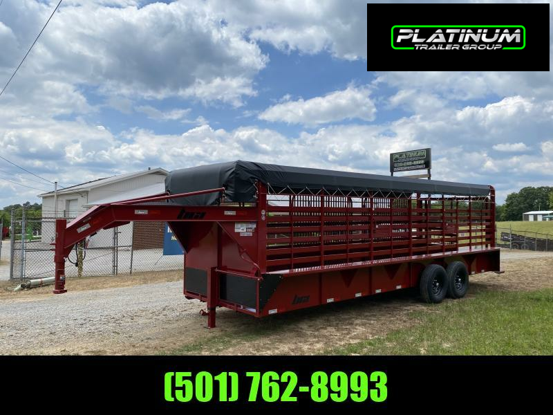 2024 Good Guys 24' BAR TOP GOOSENECK Stock / Stock Combo Trailer in Hot ...