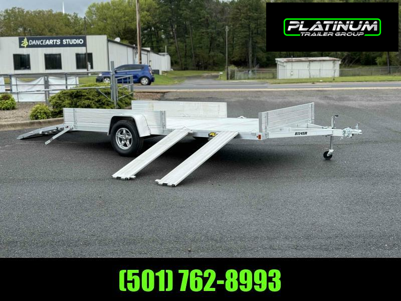 2025 Aluma 8114S-R-BT-SR 14' Aluminum Utility Trailer in Malvern, AR ...